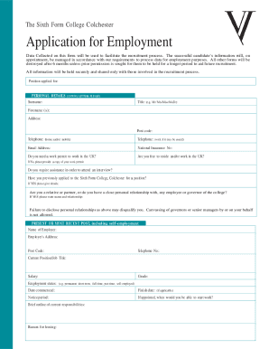 Fillable Online 21346 Staff Application Form Fax Email Print - pdfFiller