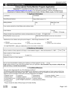 Fillable Online Camp Lejeune Claims - U.S. Navy JAG Corps Fax Email ...