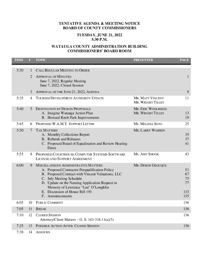 Fillable Online FTC Announces Tentative Agenda for March 16 Open ...