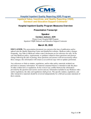 Fillable Online Overall Hospital Quality Star Ratings: Impact of the ...