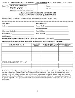 Fillable Online Child Support Forms Fax Email Print - pdfFiller