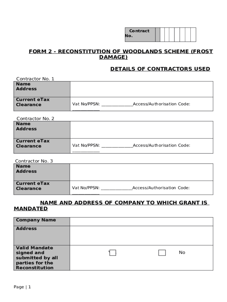 2: FOREST ROAD SCHEME Doc Template | pdfFiller