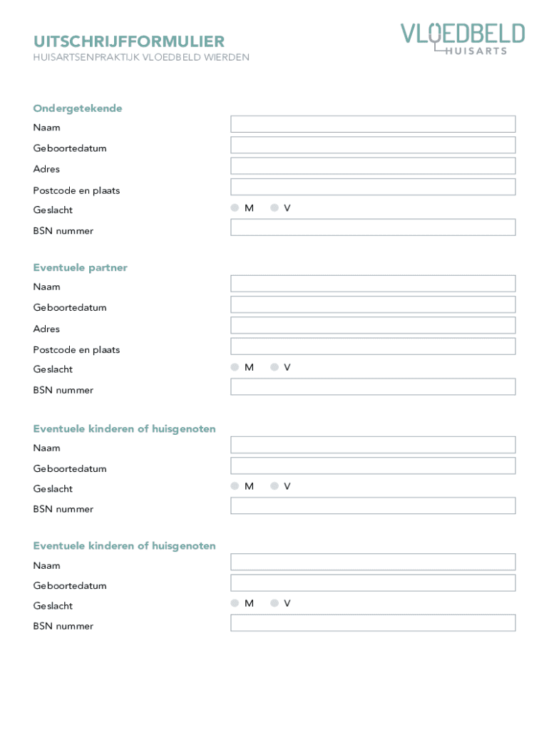 Invulbaar Online Bewijs van inschrijving Faxnummer Email Afdrukken ...