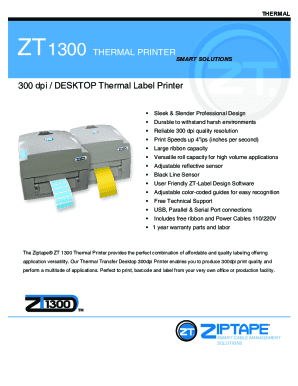 Fillable Online Cognitive C Series CXD4-1300 - label printer - B/W Fax ...