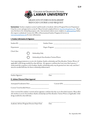 Fillable Online j-1: reduced courseload (rcl) request form instructions ...