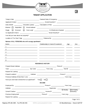 Fillable Online rental application and authorization to release ...