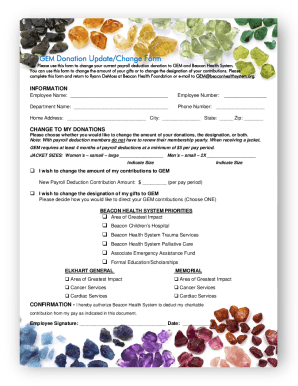 Fillable Online Payroll Deduction Donation Form - Instructional Media ...