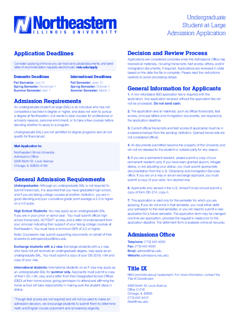 Fillable Online admissions neiu Self-report High School Transcript Fax ...