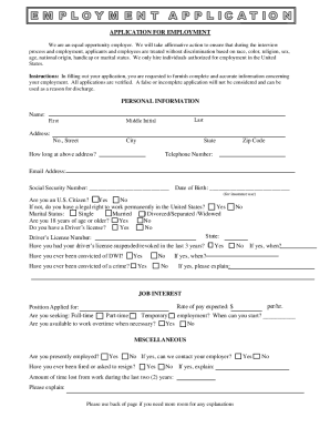 Fillable Online Affirmative Action and Equal Opportunity in the Hiring Process Fax Email Print ...