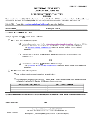 Fillable Online IRS Verification of Nonfiling Letter Request 2023-2024 ...