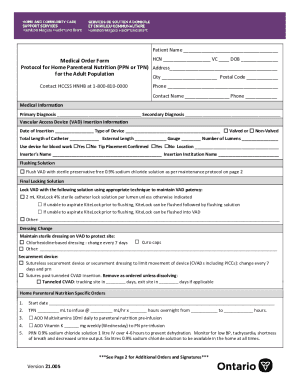 Fillable Online Sample Compounded PN Order FormAdult Fax Email Print ...