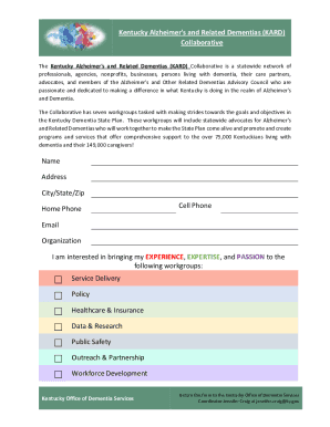 Fillable Online Alzheimer's and Related Dementia Resources for Professionals Fax Email Print ...