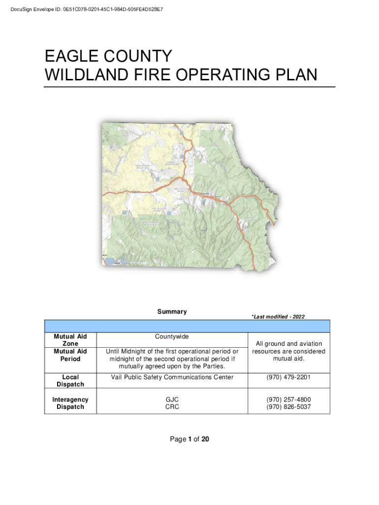 Fillable Online Eagle County Open Space Special Event and Program Rule ...