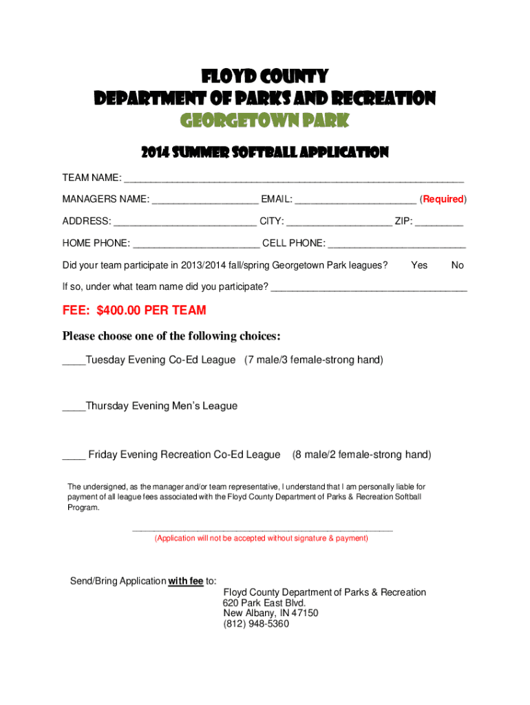 Fillable Online PARKS AND OPEN SPACE PLAN Fax Email Print - pdfFiller