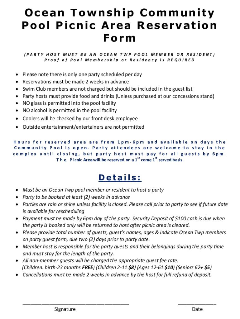 Fillable Online facility request procedure Fax Email Print - pdfFiller