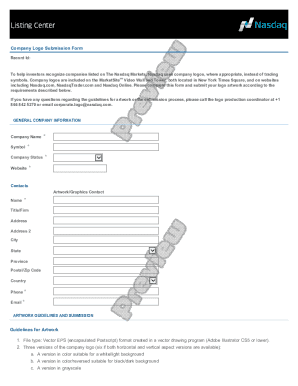 Fillable Online Company Logo Authorization Form Fax Email Print - pdfFiller