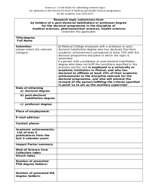 Research-topic-submission-. ... Doc Template | pdfFiller