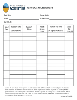 Fillable Online agr mt Restricted Use Sales Form.doc Fax Email Print ...