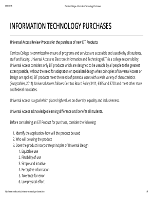 Fillable Online Information Technology Purchases Fax Email Print ...