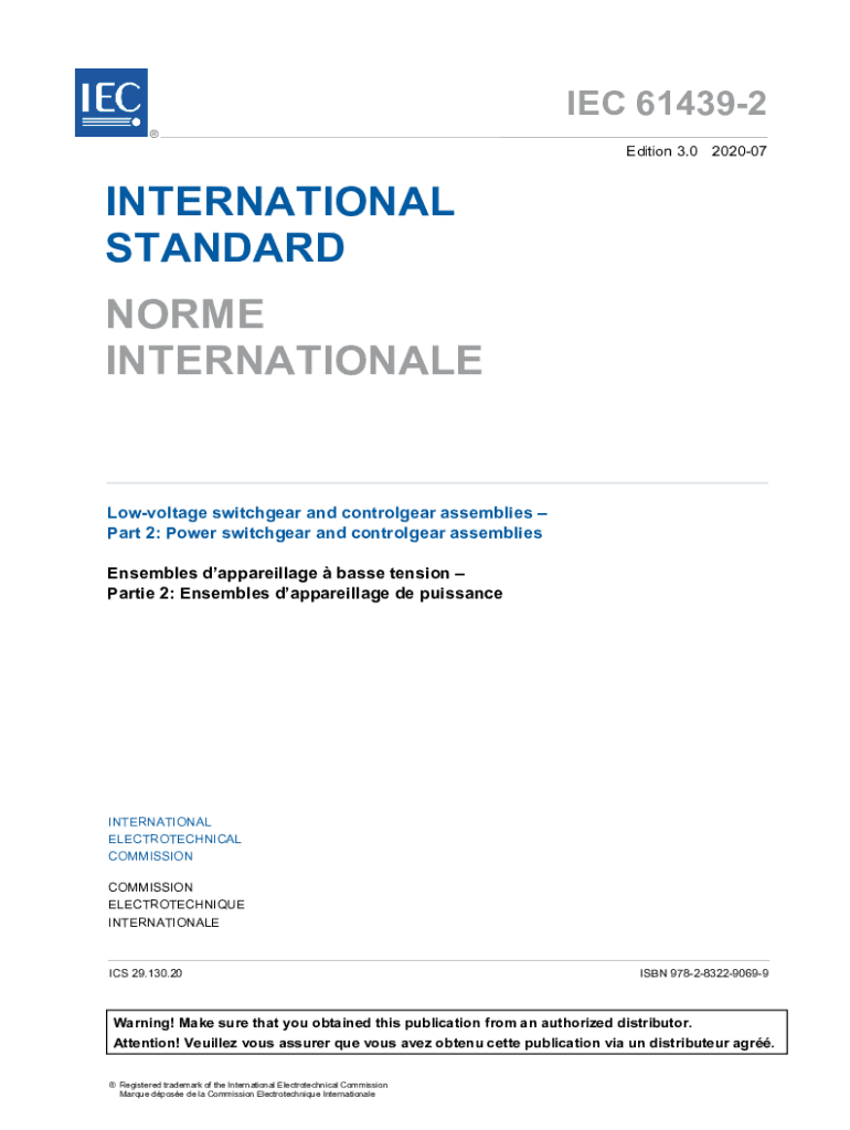 Remplissable En Ligne SVENSK STANDARD SS-EN IEC 61439-2 Fax Email ...