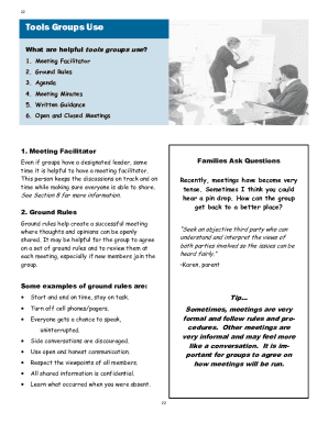 Fillable Online Facilitator Tool KitNJ.gov Fax Email Print - pdfFiller