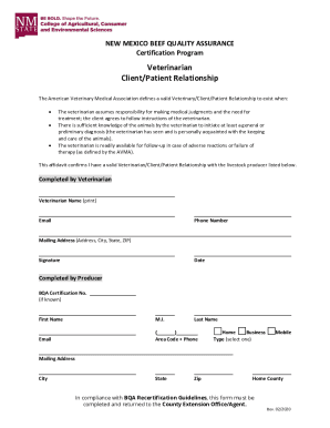 Fillable Online Ask the Vet: The veterinary-client-patient relationship ...