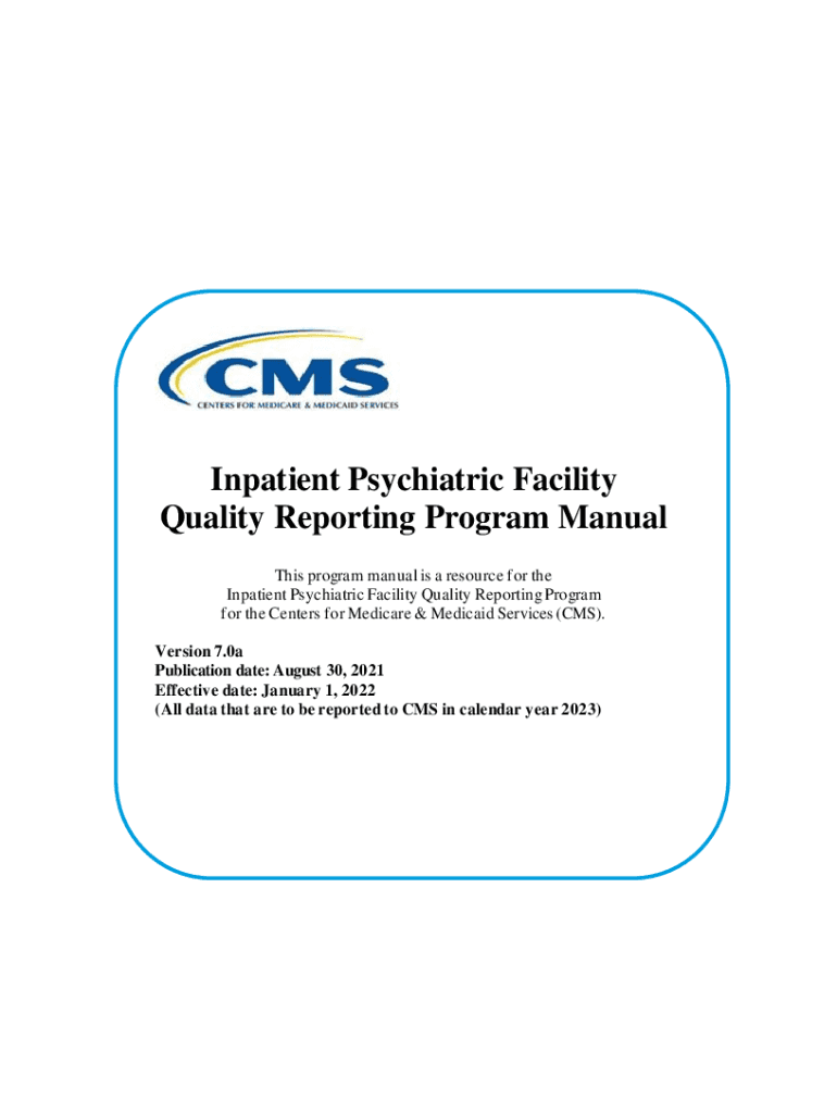 Fillable Online IPFQR Program Manual, Version 7.0a. IPFQR Program ...