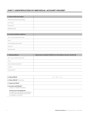 Fillable Online CRS and FATCA IGA Entity Tax Residency Self- ... Fax ...