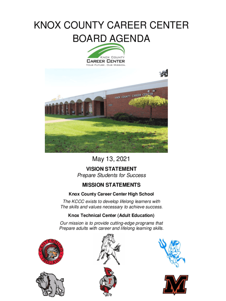Fillable Online Knox County Career Center welcomes 2 board members, 2 ...