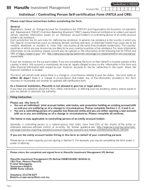 Fillable Online individual-controlling-person-self-certification-form.pdf Fax Email Print ...