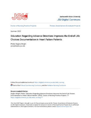 Fillable Online Education Regarding Advance Directives Improves the End ...