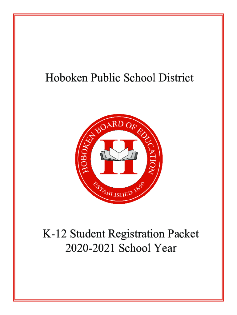 Fillable Online Fillable Online Hoboken Public School District Fax Email Print Fax Email Print ...