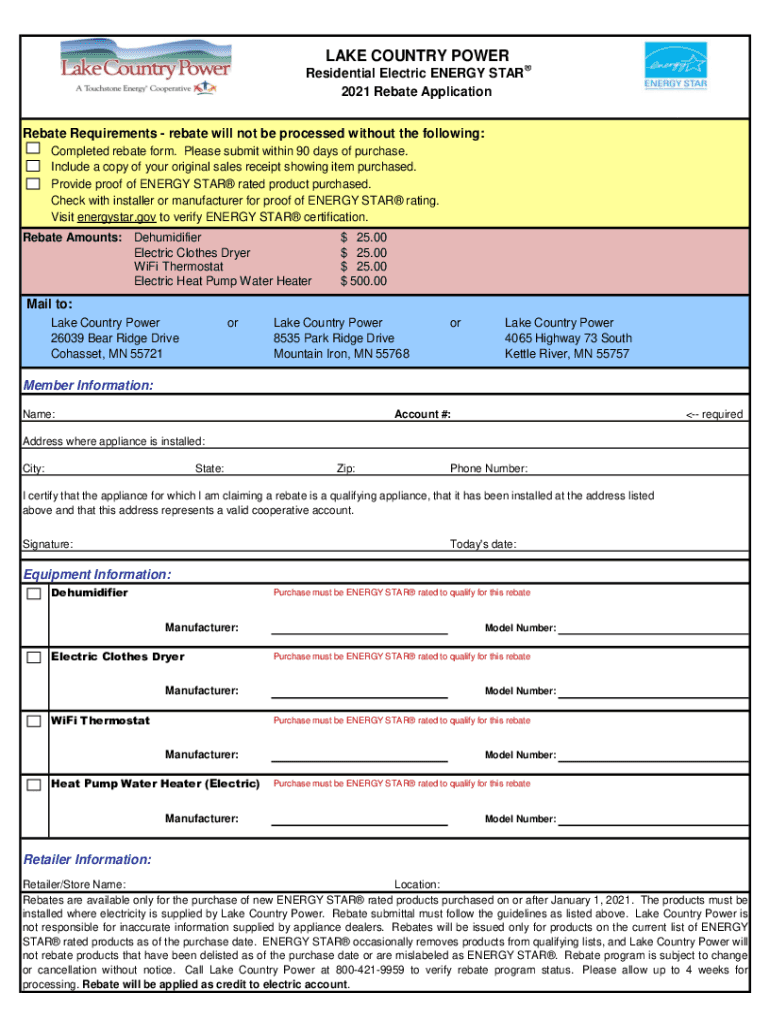 Fillable Online Home Energy Rebate Programs Frequently Asked Questions Fax Email Print - pdfFiller