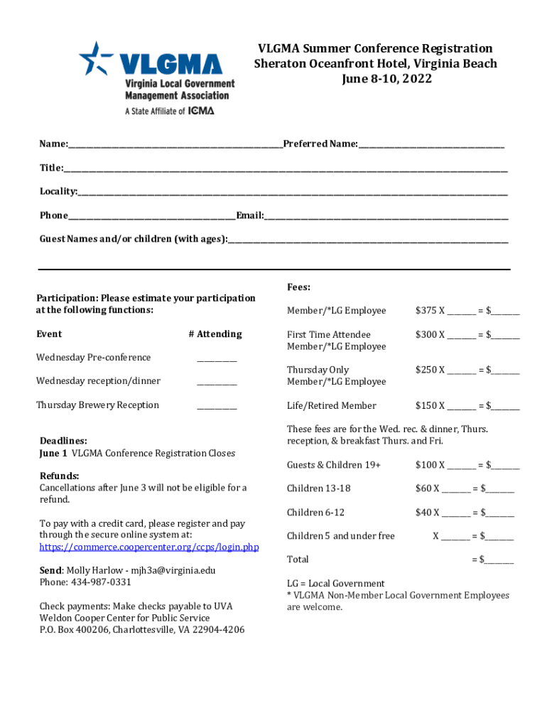 Fillable Online Virginia Beach Hotel Association ready for exciting ...