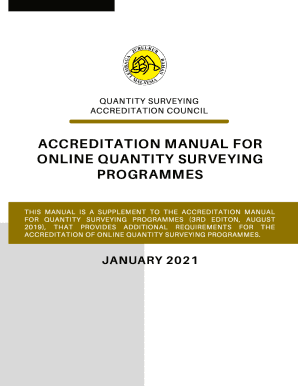 Fillable Online Certificate in Quantity Surveying Practice Fax Email ...