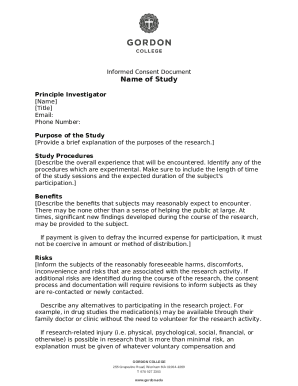 IRB Submission TEMPLATE Doc Template | pdfFiller