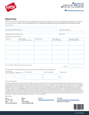 Fillable Online FSA claims 101: A step-by-step through claim ...