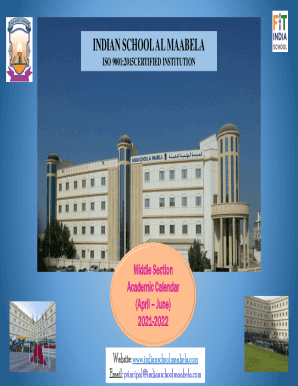 Fillable Online Indian School Al Maabela: ISAM Fax Email Print - pdfFiller