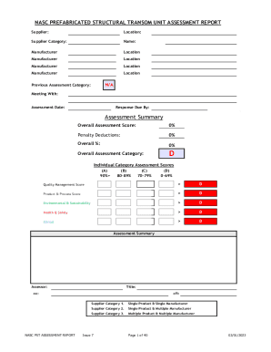 Fillable Online nasc org Structural-requirements-and-test-procedures ...
