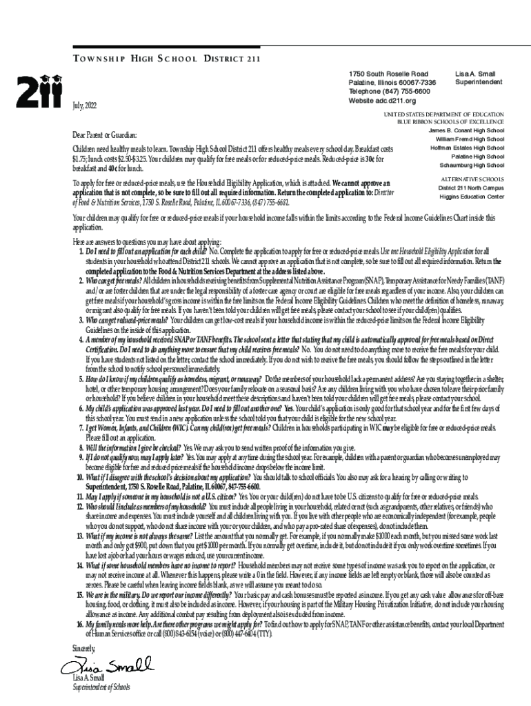 Fillable Online adc d211 Township High School District 211 - Palatine Fax Email Print - pdfFiller