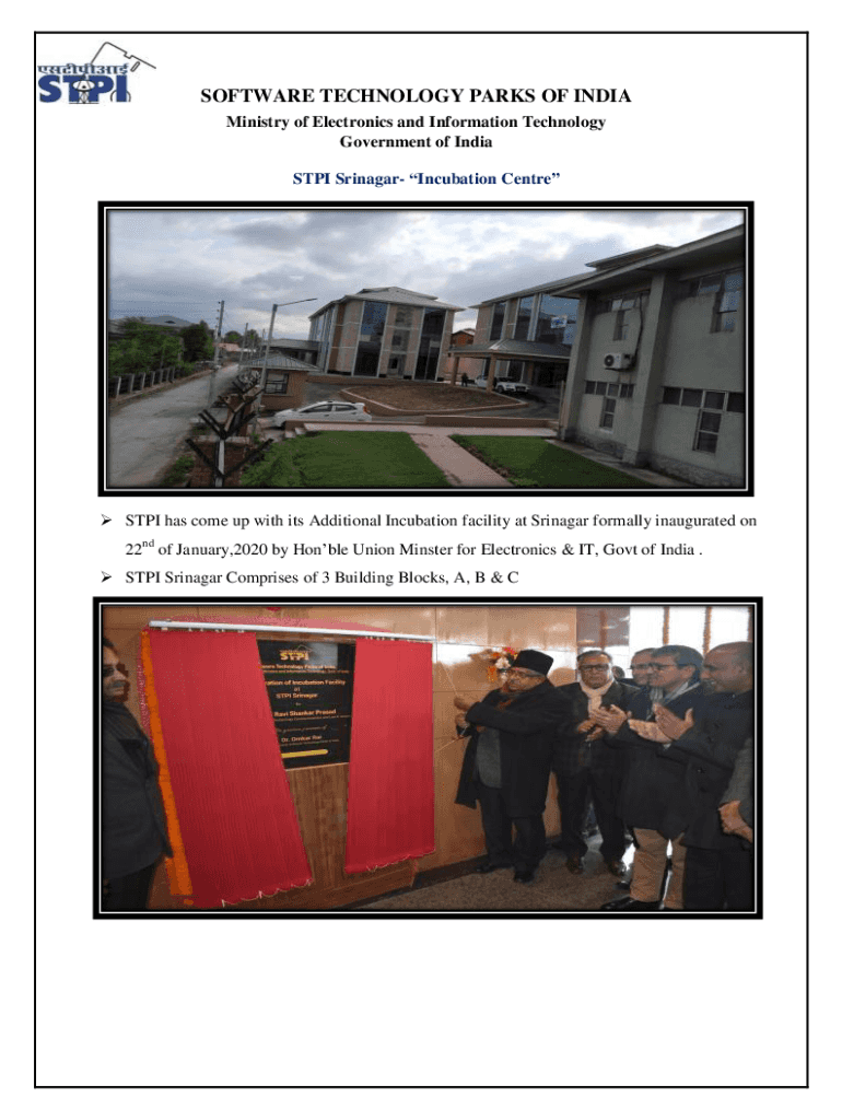 Fillable Online noida stpi Software Technology Parks of India's ...