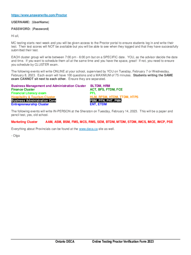Fillable Online How do I Proctor an Exam? - Help Center - YouScience Fax Email Print - pdfFiller