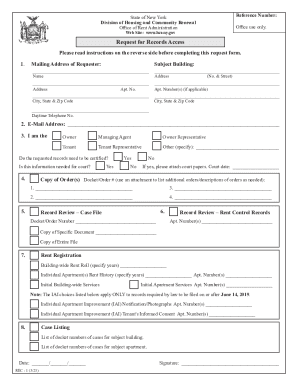 Fillable Online Request for Records Access Fax Email Print - pdfFiller