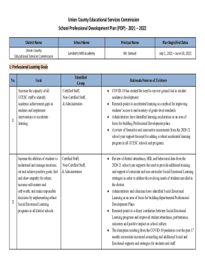 Fillable Online union county educational services commission Fax Email ...