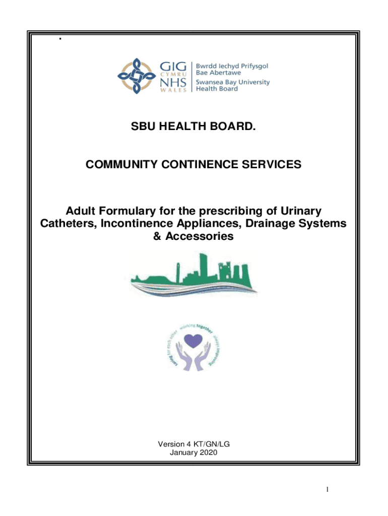 Fillable Online SBU HEALTH BOARD. COMMUNITY CONTINENCE SERVICES ... Fax ...