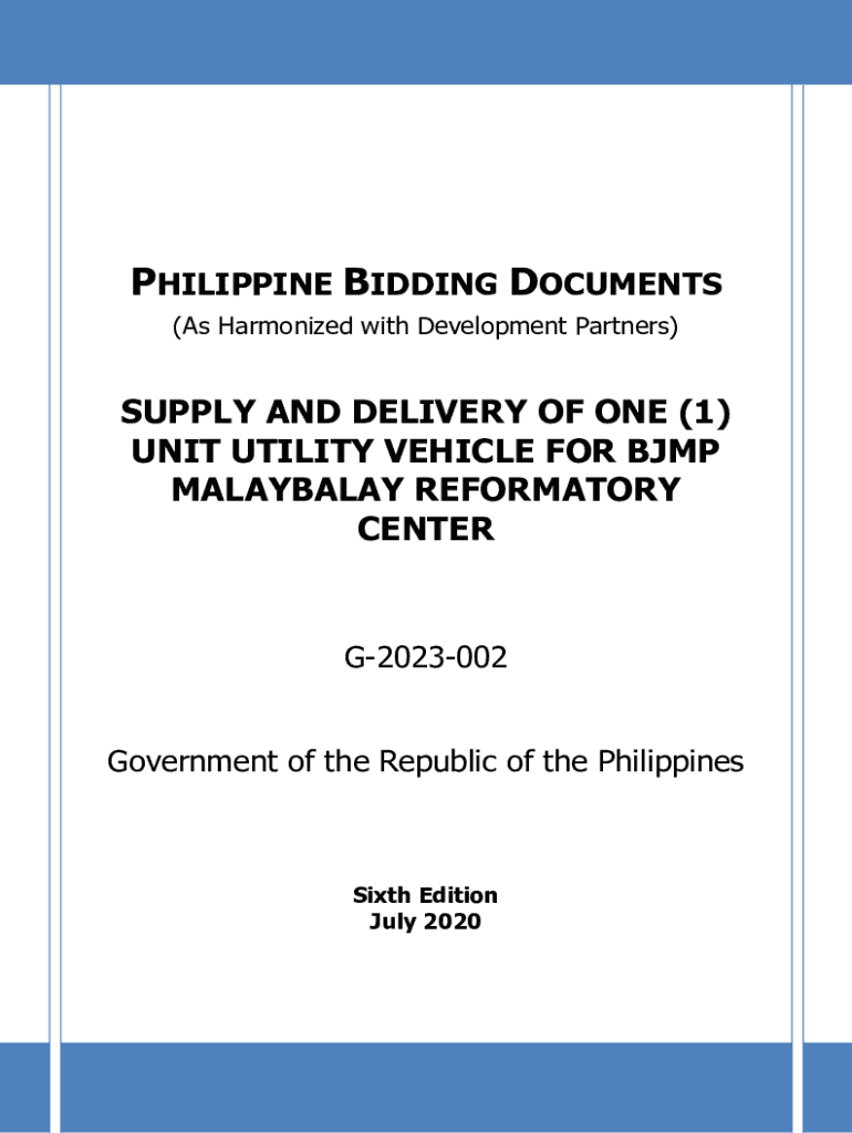 Fillable Online BIDDING DOCUMENTS FOR THE PROJECT: Procurement ... Fax Email Print - pdfFiller