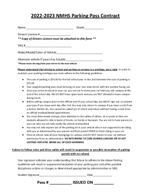 Fillable Online Documents required for application of parking permit ...