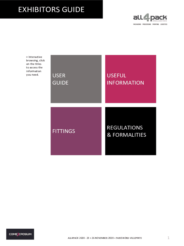 Fillable Online What is an Interactive User Guide and what it can do ...