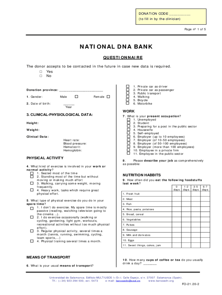 Fillable Online national dna bank Fax Email Print - pdfFiller