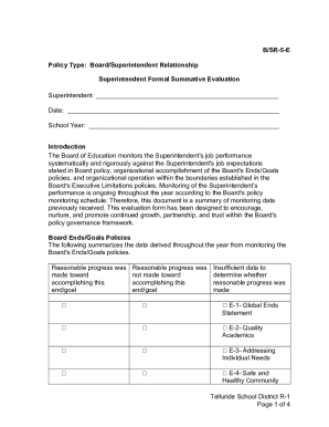 Fillable Online Superintendent Evaluation Tool Sample - MASB.pdf Fax ...